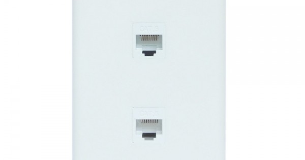 Ethernet Wall Plate 2 Port Cat6 Ethernet Cable Wall Plate Adapter